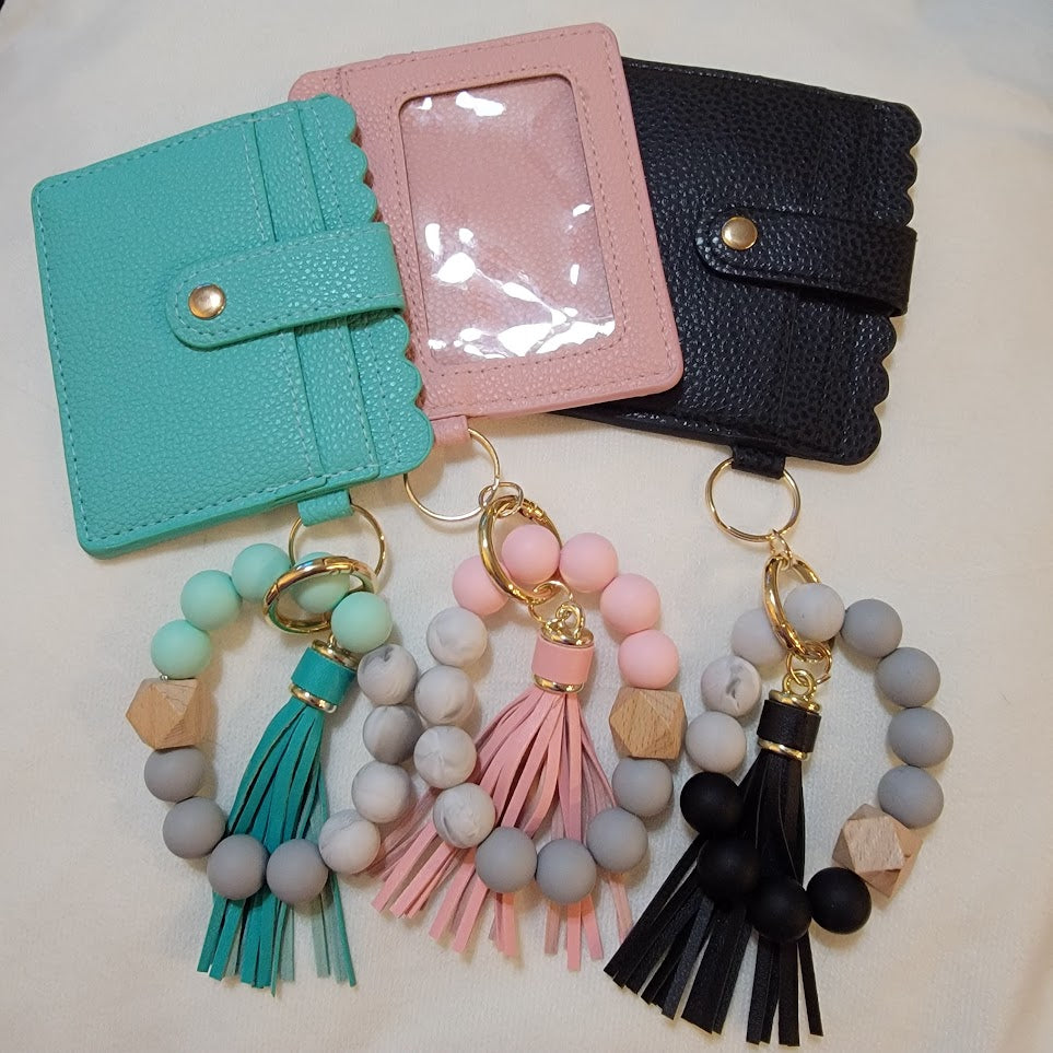 Wristlet Key Chains with Wallet – Crafty Yentas